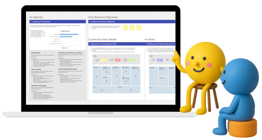 AI Strategy for business canvas for Leaders | Free Download